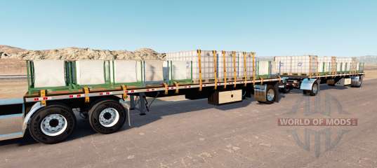 Double trailer for American Truck Simulator