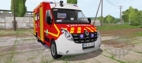 Renault Master Ambulance for Farming Simulator 2017