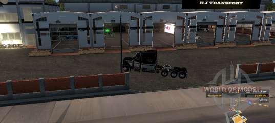 RJ TRANS ATS GARAGE V1.0 (EDIT) for American Truck Simulator