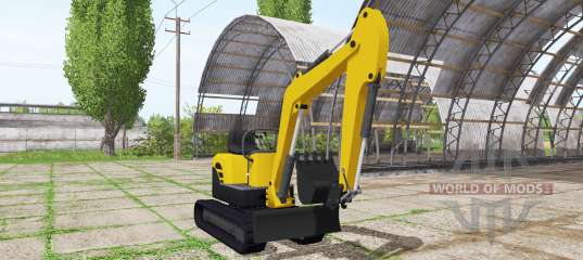 Mini excavator for Farming Simulator 2017