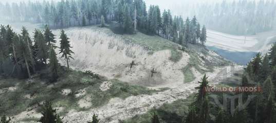 Difficult terrain v1.1 for MudRunner