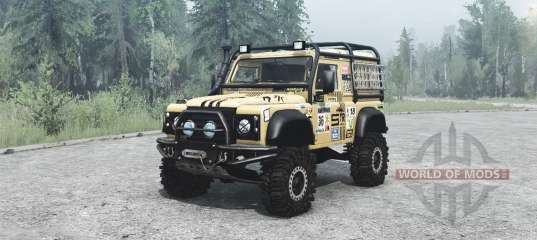 Land Rover Defender 90 off-road for MudRunner