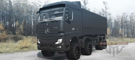 Mercedes-Benz Actros (MP4) chassis 8x8 for MudRunner