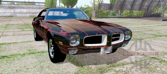 Pontiac Firebird 1970 Cyber Red for Farming Simulator 2017