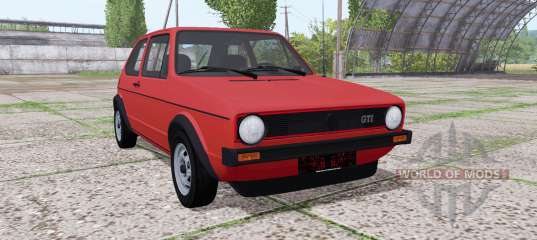 Volkswagen Golf GTI (Typ 17) 1976 v1.1 for Farming Simulator 2017