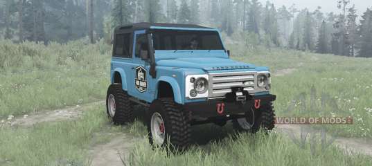 Land Rover Defender 90 Station Wagon for MudRunner